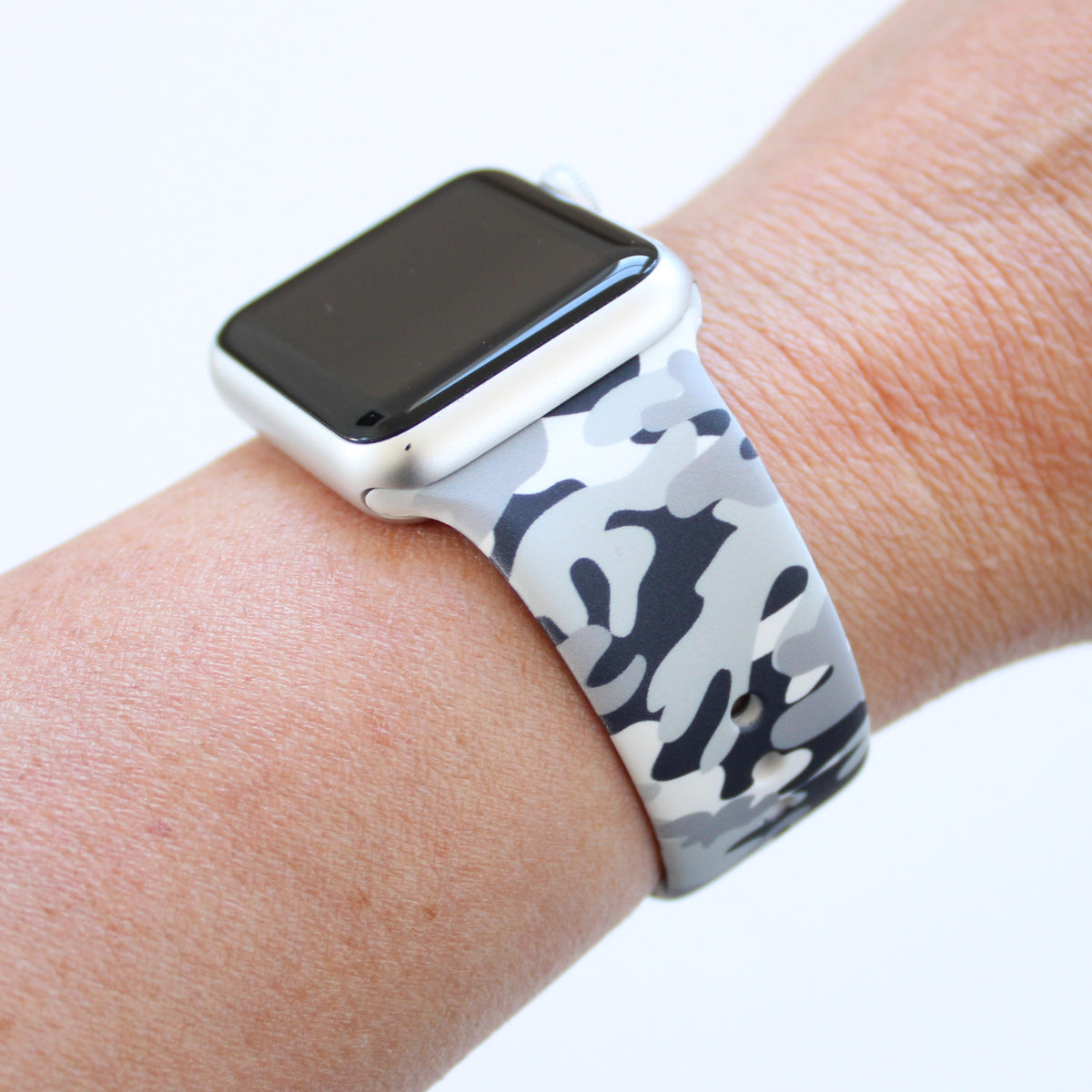 Gray, Black and White Camo Watch Bands for Apple Watch – Salty USA